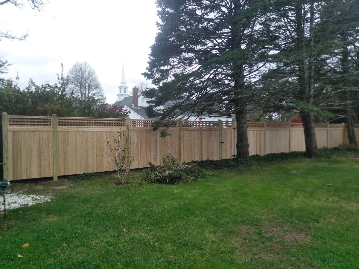 Cape Cod Privacy Fencing – Bennett Fence and Arbor on Cape Cod